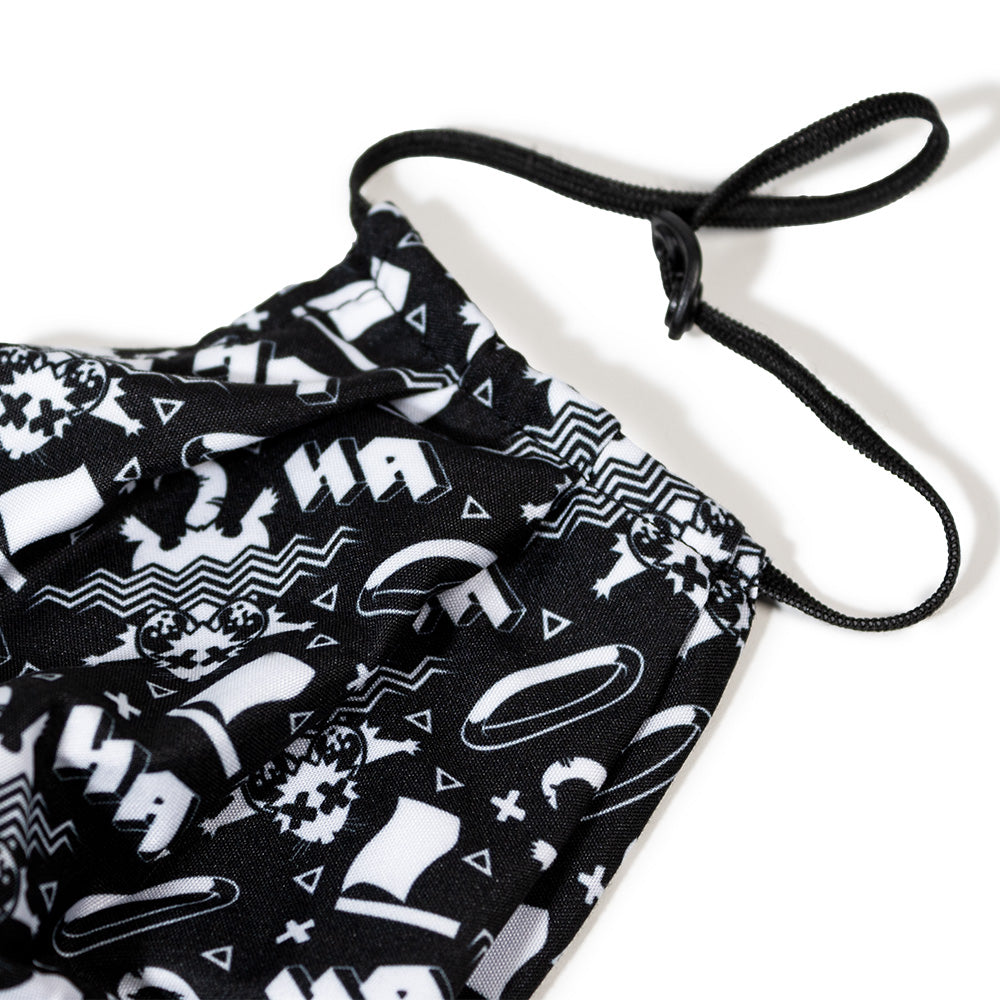 Play Dead Pleated Adjustable Face Mask – HyenaAgenda