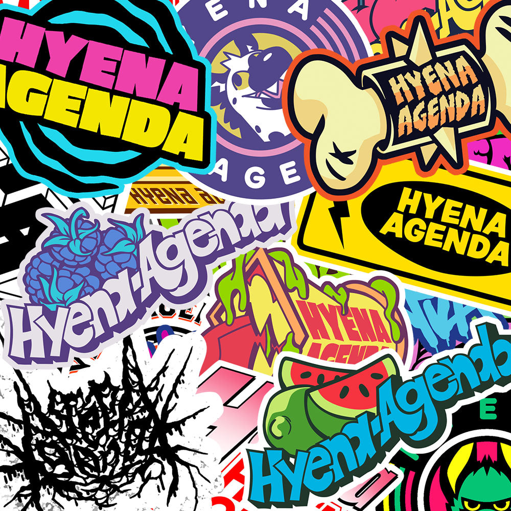 Typography Stickerbomb Pack – HyenaAgenda