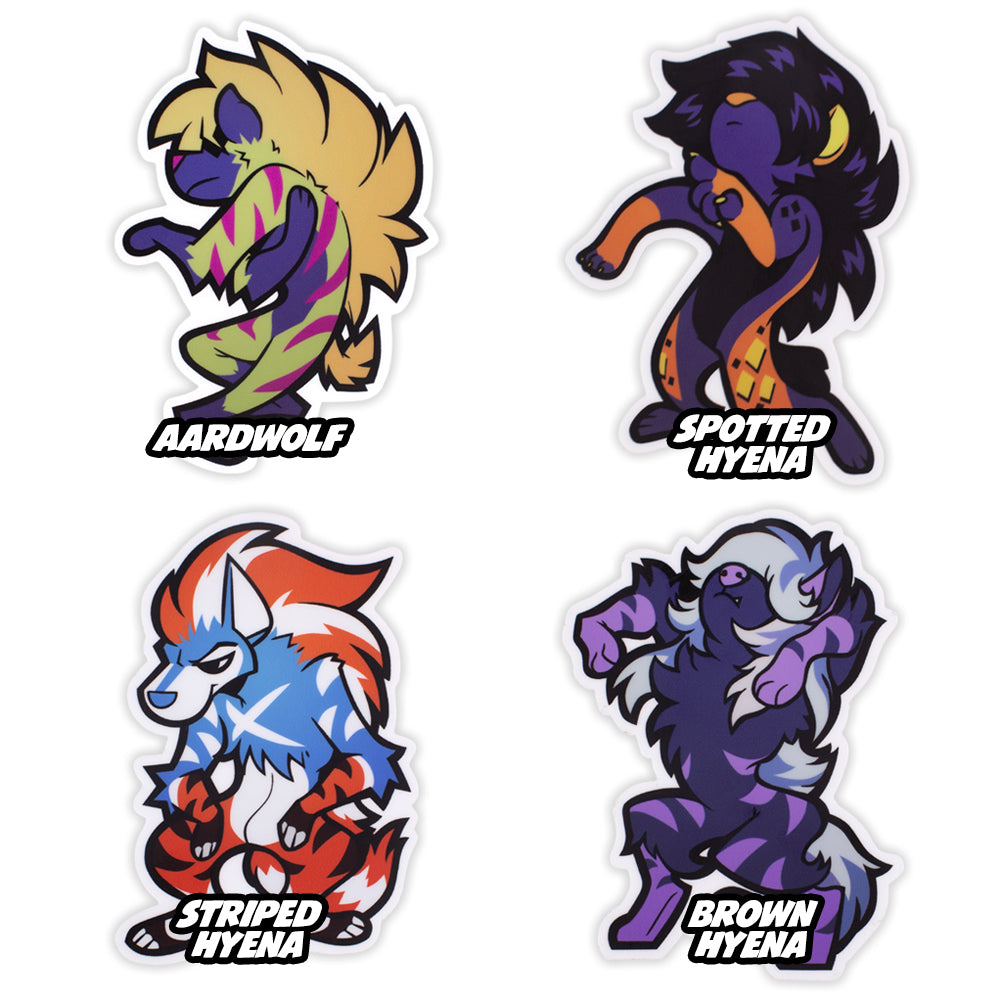 Hyena Dance Sticker Pack – HyenaAgenda