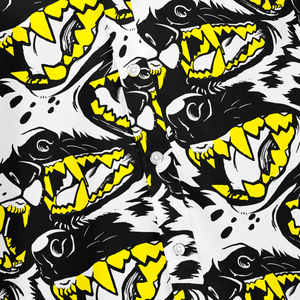 Predator Button Up Shirt - Gold [FINAL STOCK] – HyenaAgenda