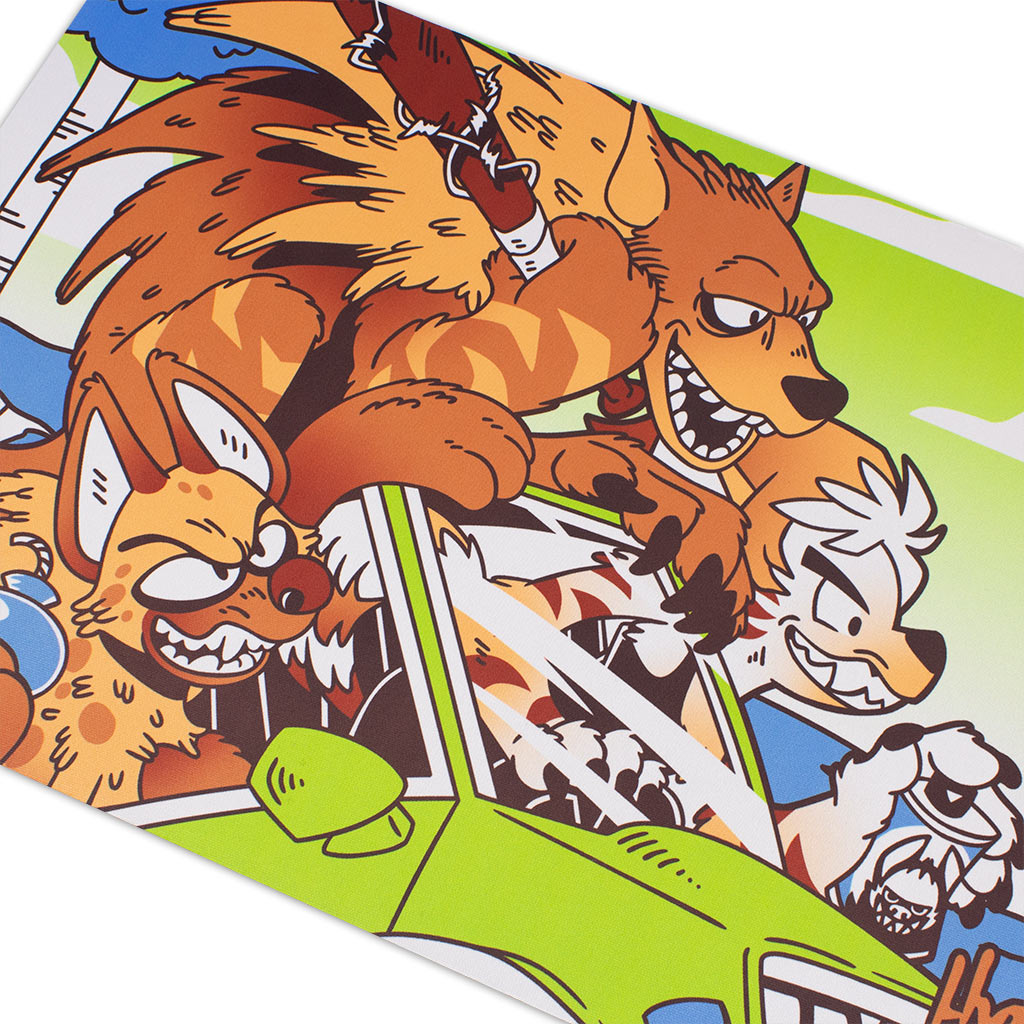 Road Trip Fabric Top Gaming Mousepad – HyenaAgenda